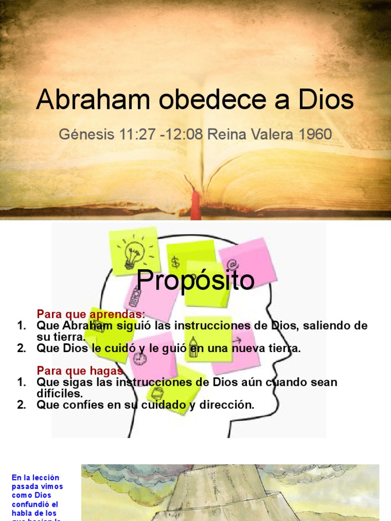 Abraham Obedece A Dios | PDF | Abrahán