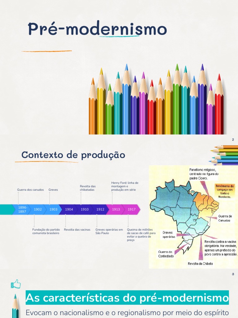 Pré-Modernismo no Brasil: Contexto e Obras | PDF