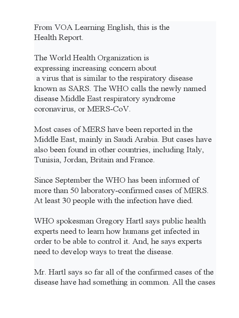 From VOA Learning English | PDF