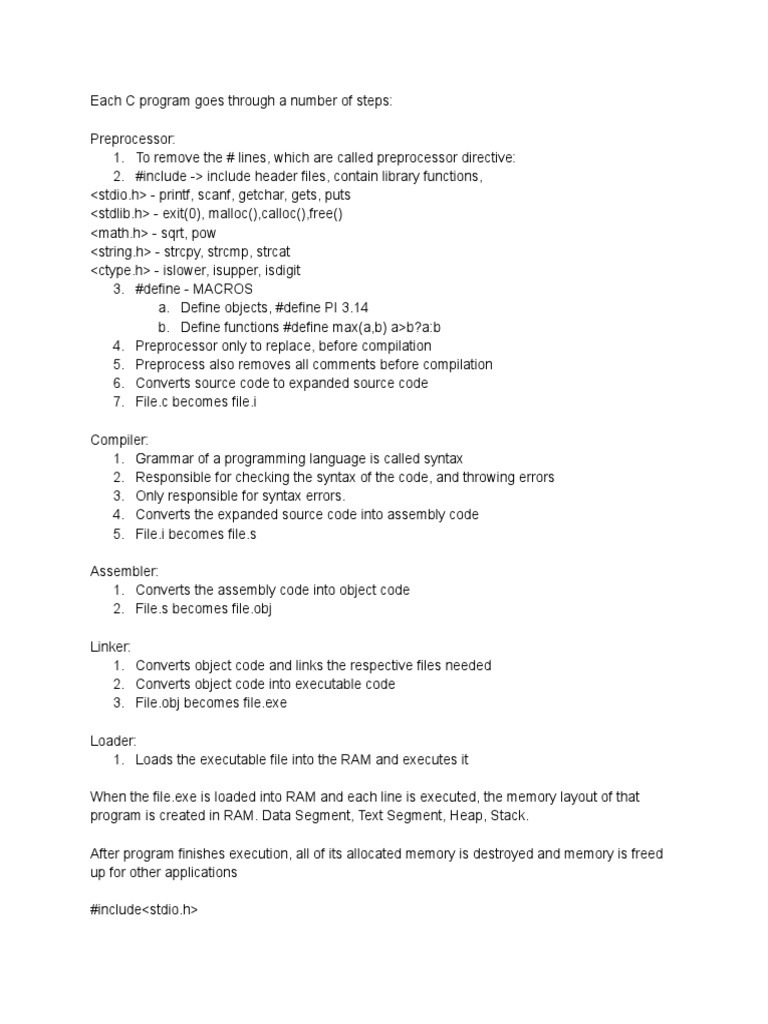 C Programming Basics Pdf Pointer Computer Programming Control Flow 0272