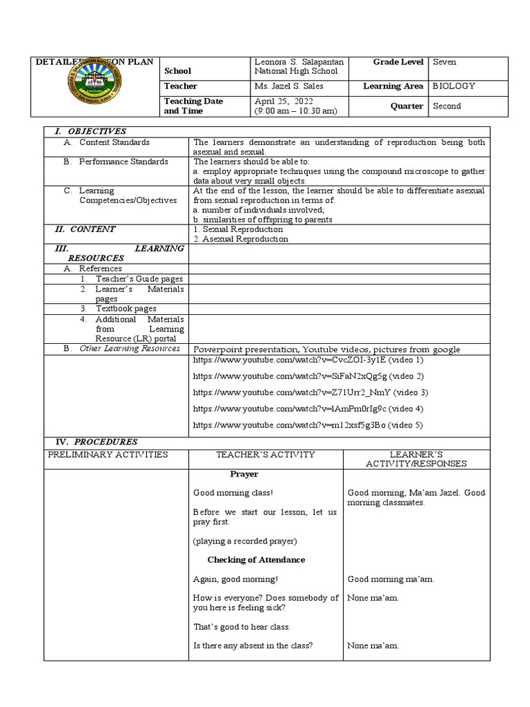 Asexual and Sexual Reproduction | PDF | Reproduction | Flowers