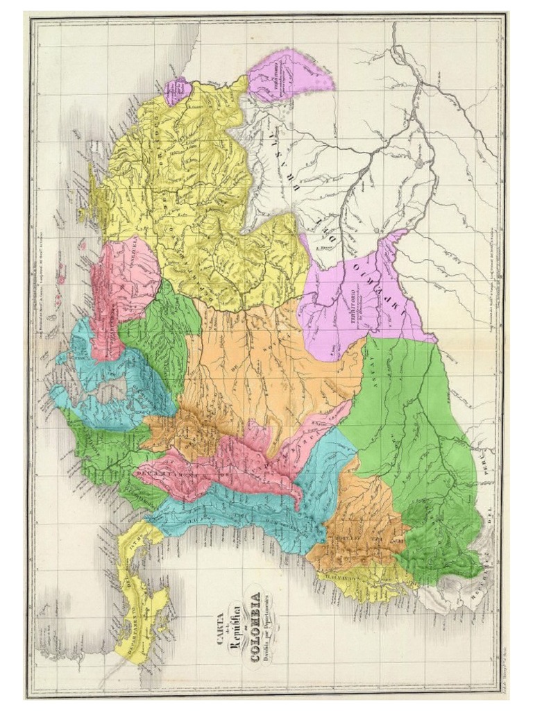 Mapa Historico de Colombia | PDF