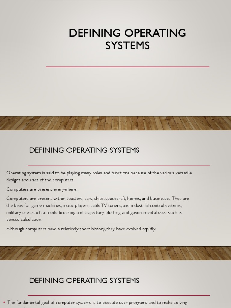 L2 - Operating System Concepts Introduction | PDF | Computer Data ...