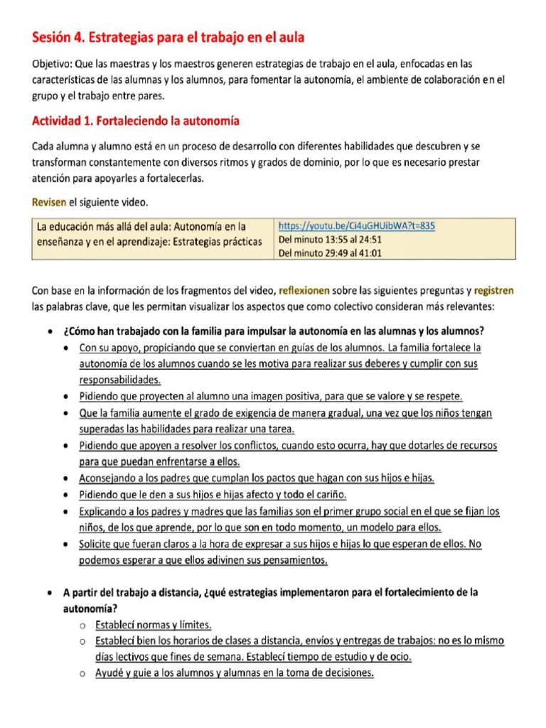 Estrategias Para El Trabajo En El Aula 5c Pdf