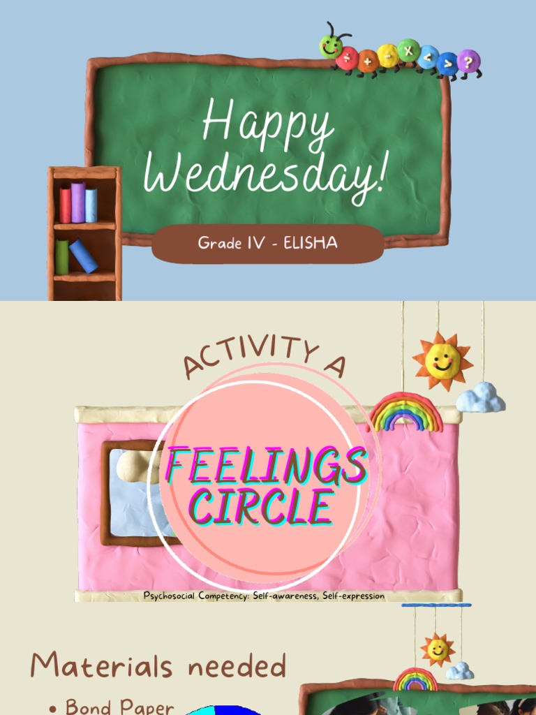Feelings Circle Activity for Kids | PDF | Psychology | Cognitive Science