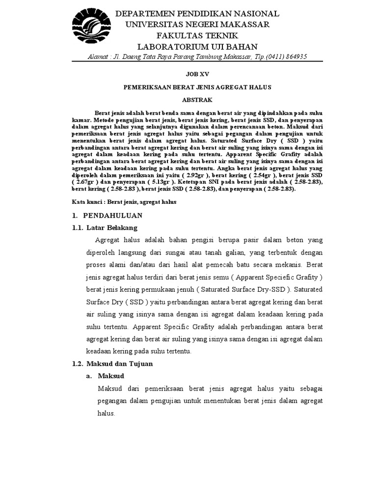 JOB 15.Brt Jns Agrt - Hls | PDF