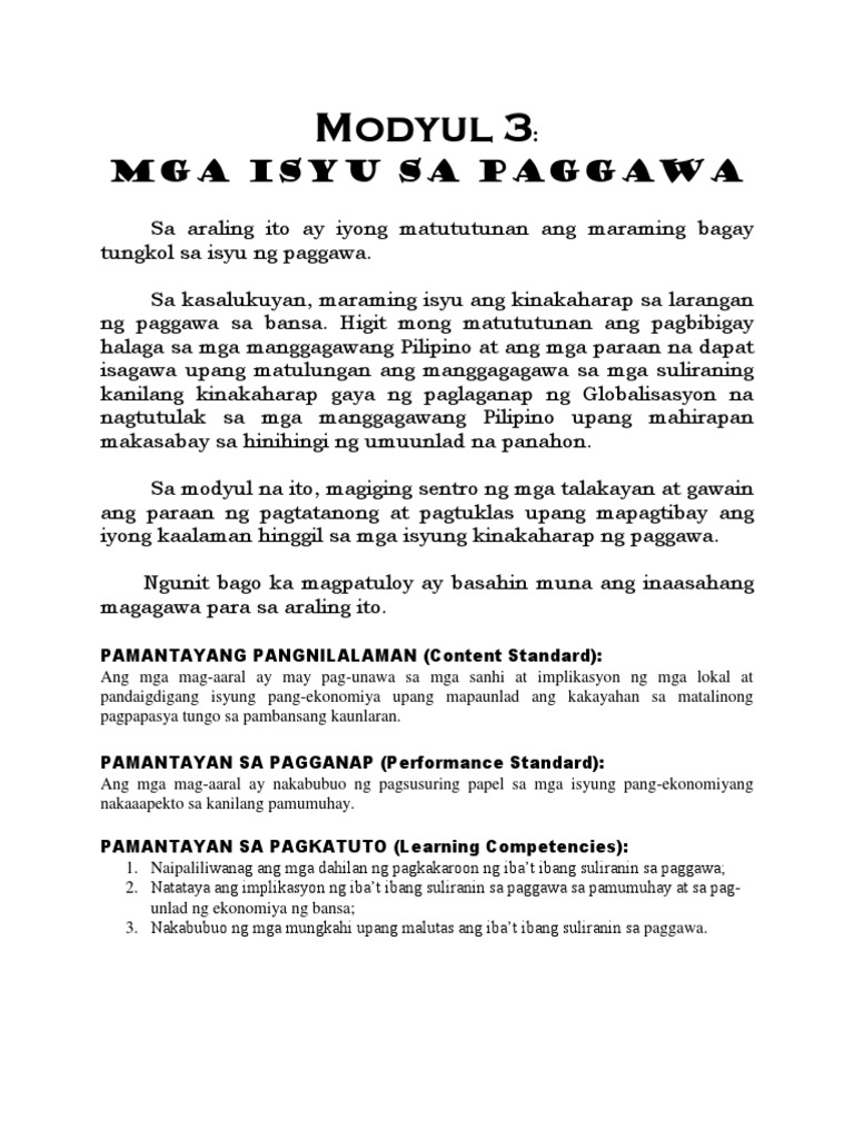 Revised Final Module 3 | PDF