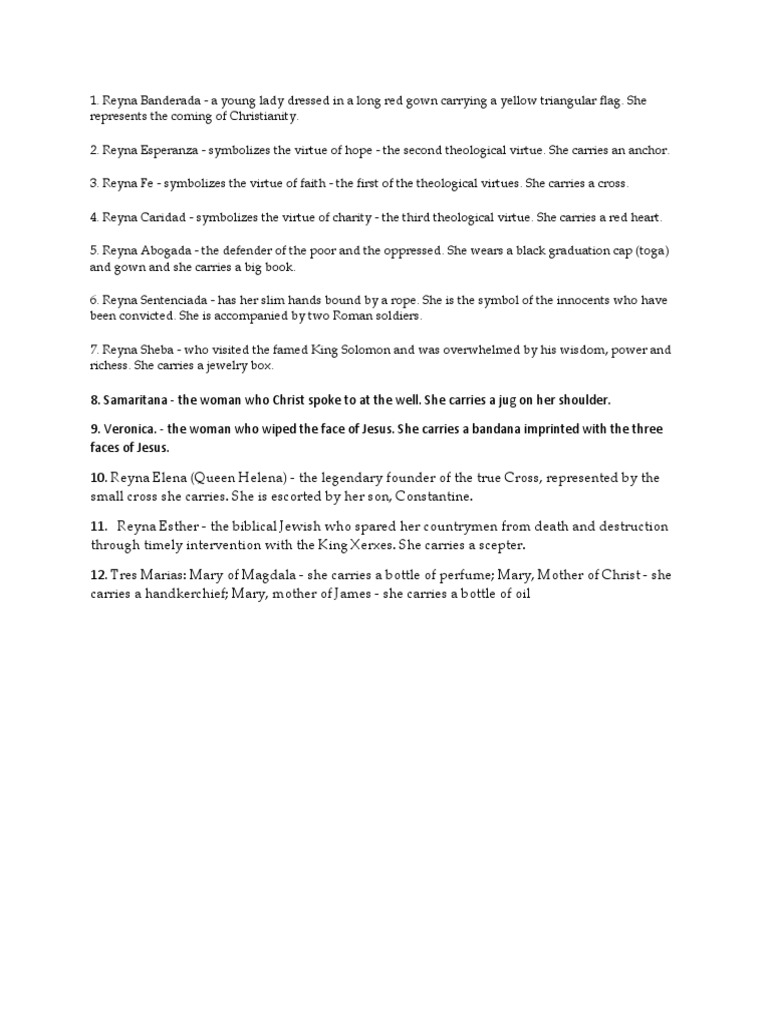 Flores de Mayo Parada | PDF