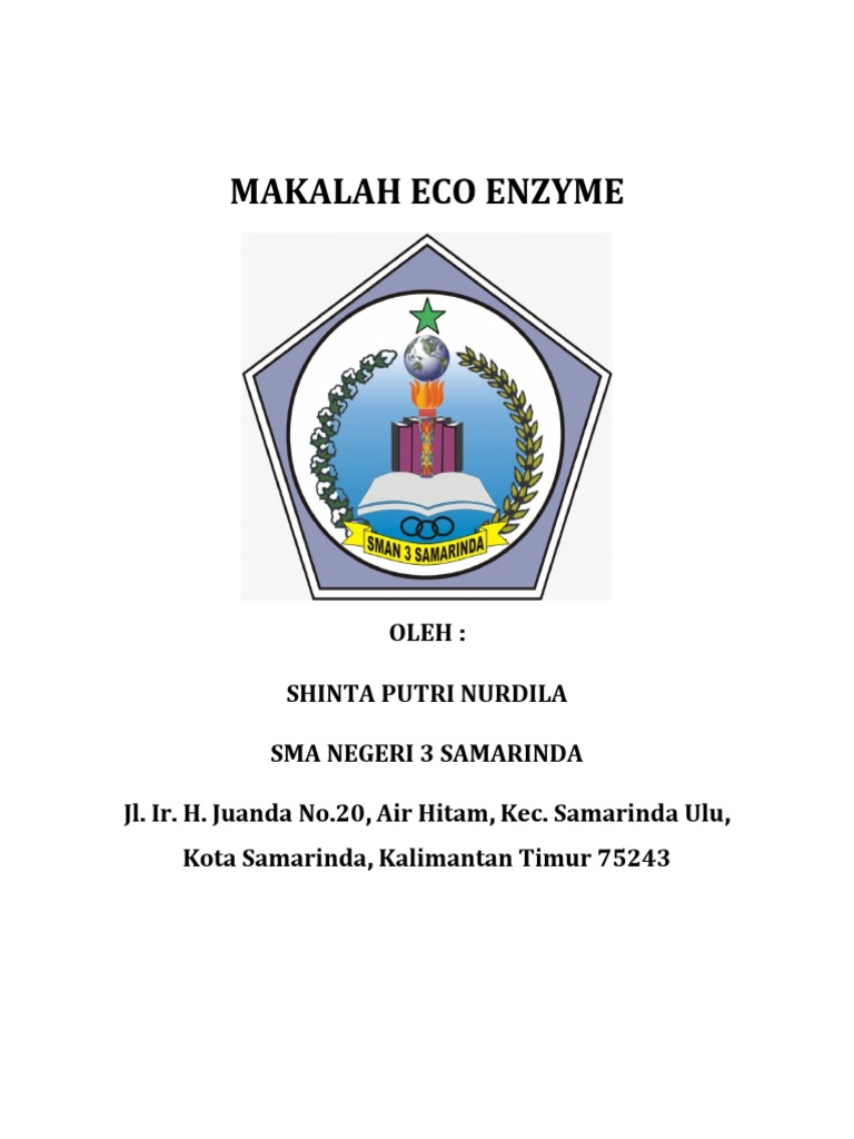 Makalah Eco Enzyme Shinta | PDF