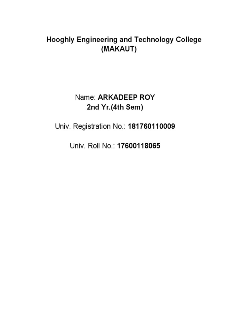 CA LAB Experiment | PDF | Read Only Memory | Vhdl