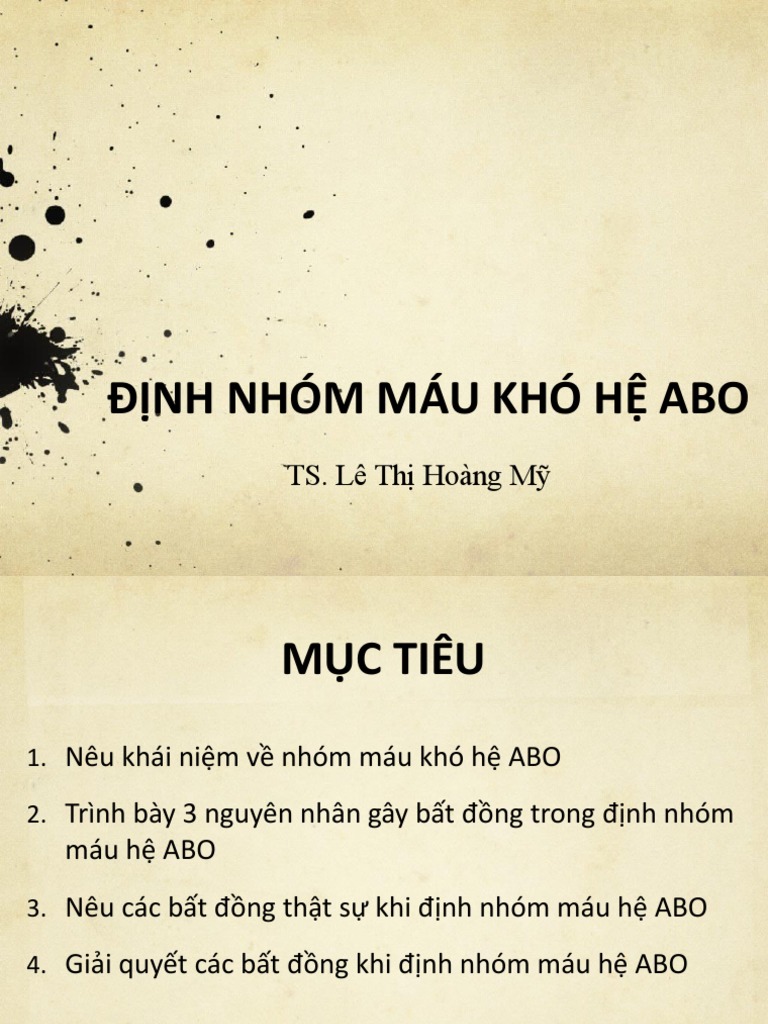 Bat Dong Nhom Mau Abo | PDF