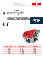 Riello RL Burner Installation Manual | PDF | Boiler | Transformer