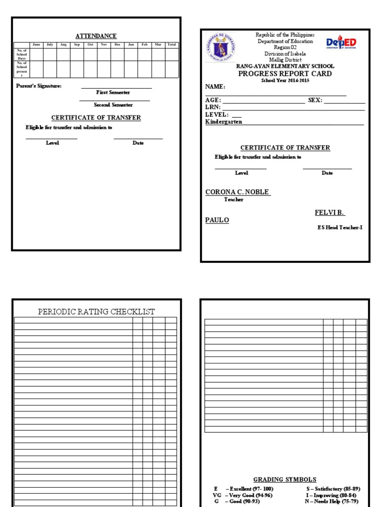 Kinder Card | PDF