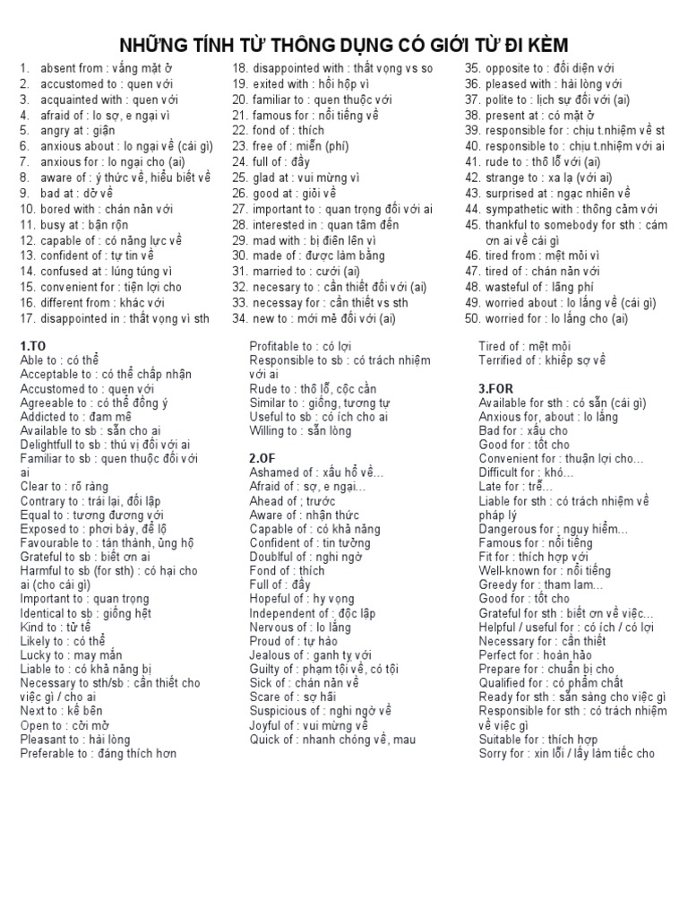 VOCABULARY | PDF