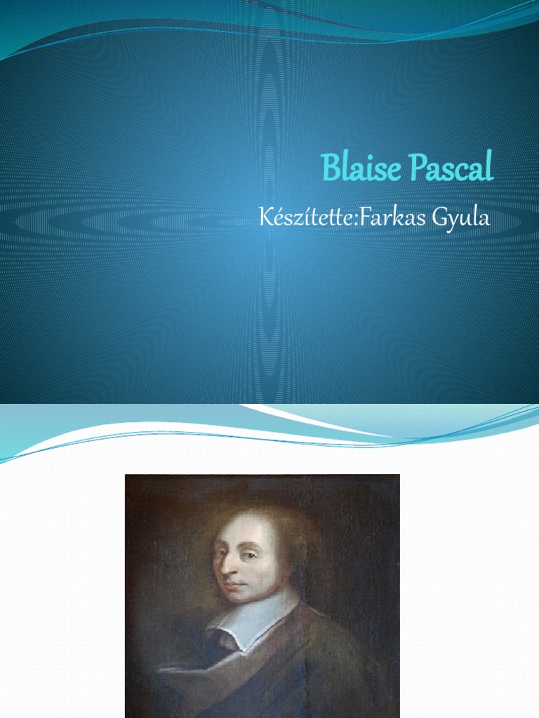 Blaise Pascal | PDF