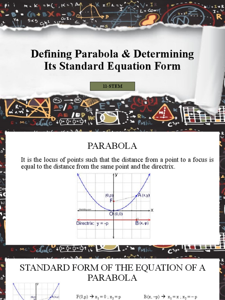 1.3. Parabola | PDF | Euclidean Geometry | Differential Geometry
