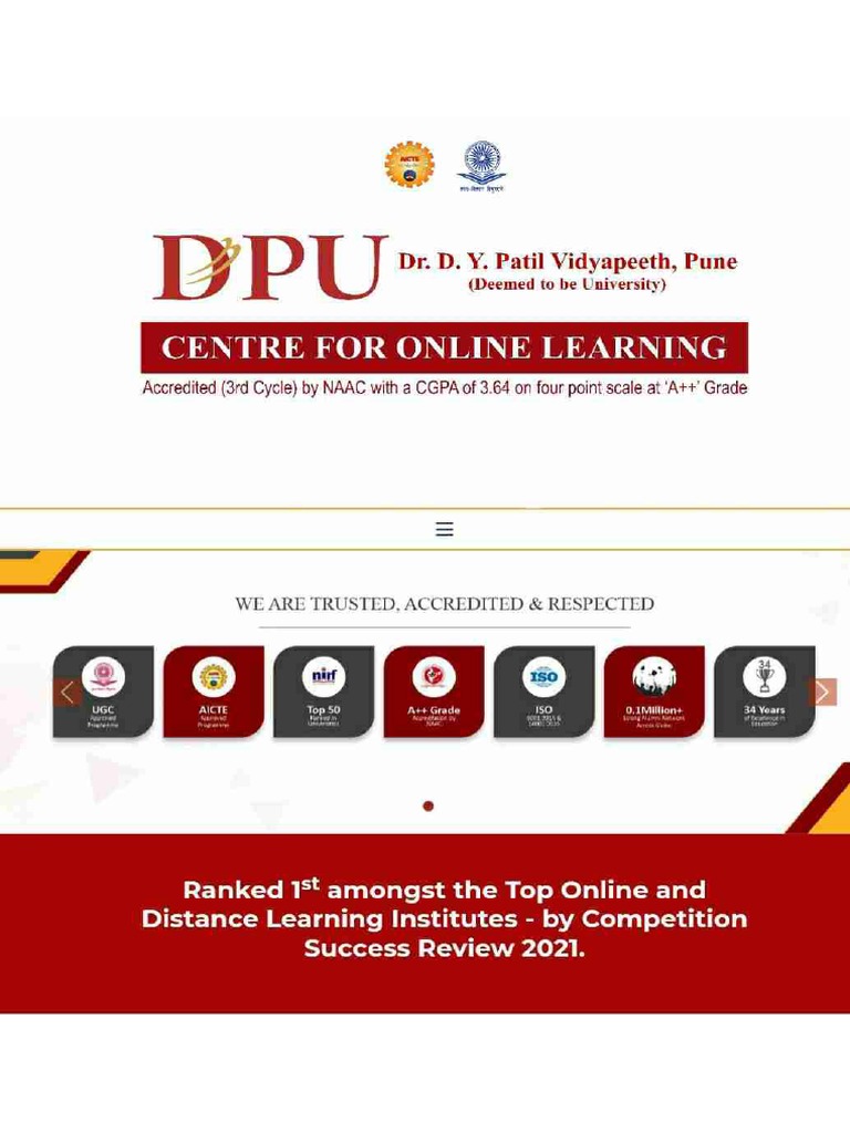 New Syllabus DPU | PDF