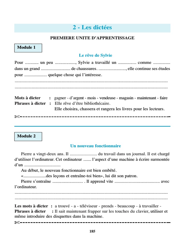 Les Dictees | PDF