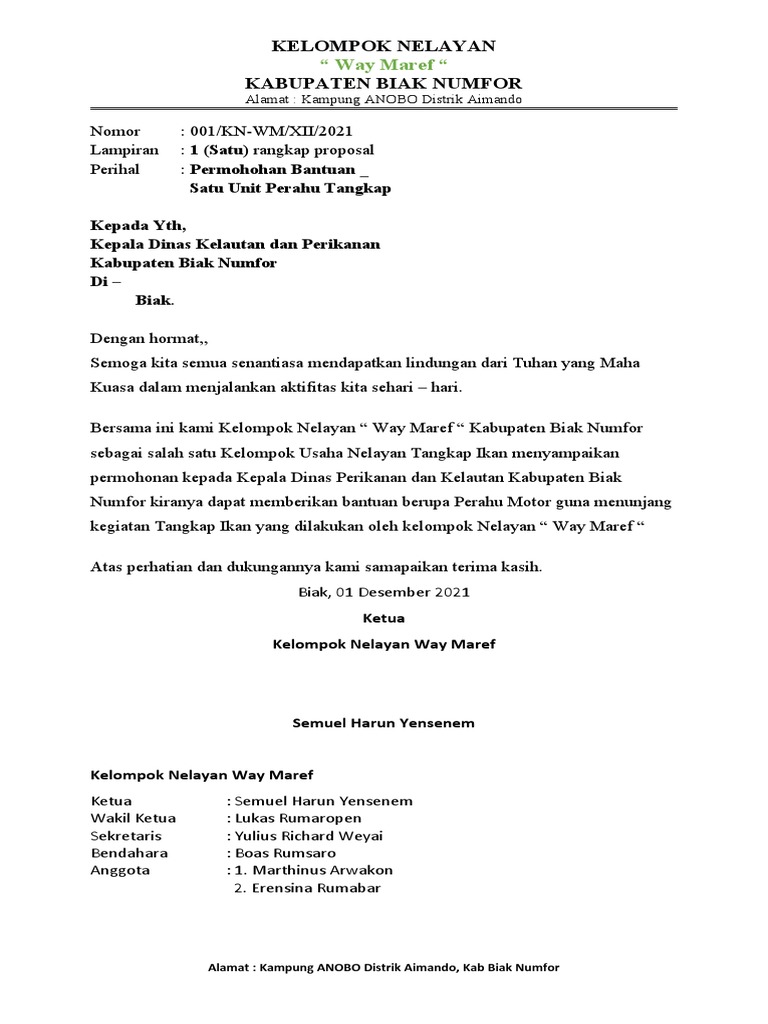 Contoh Proposal Perikanan | PDF