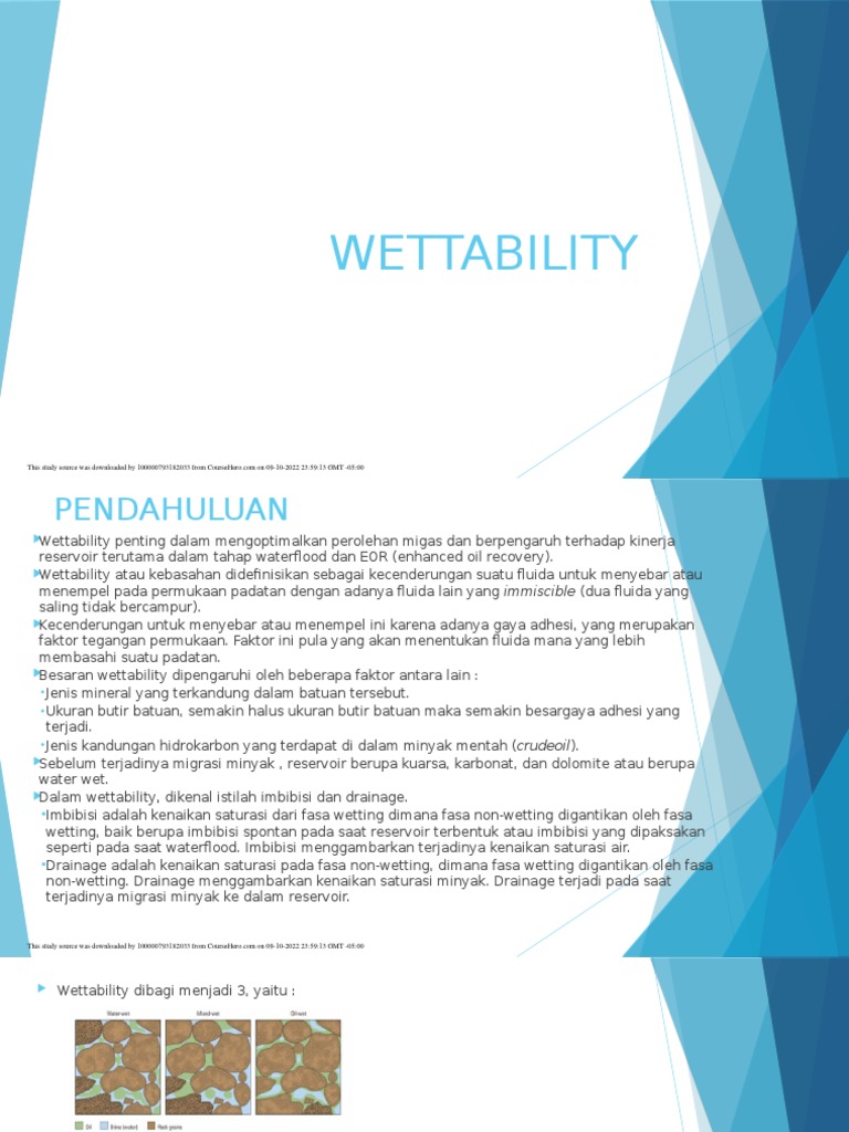 WETTABILITY | PDF