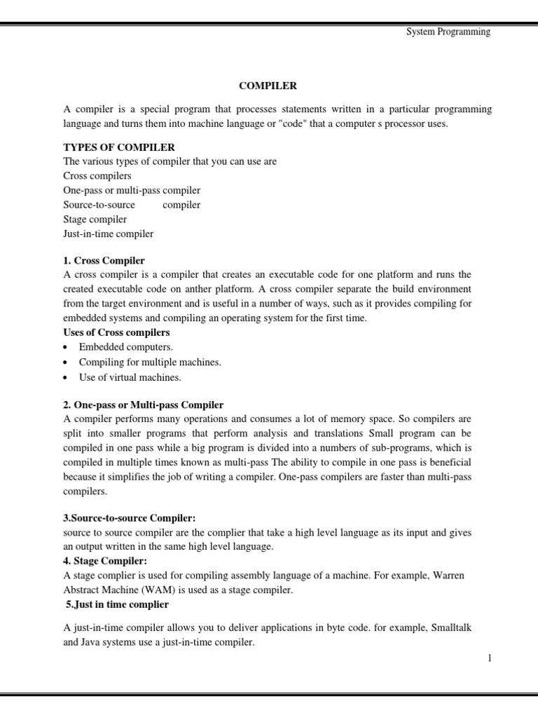 Compilers | PDF | Compiler | Programming