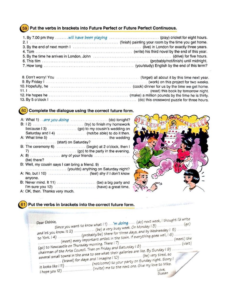Future Tenses Practice Exercises | PDF