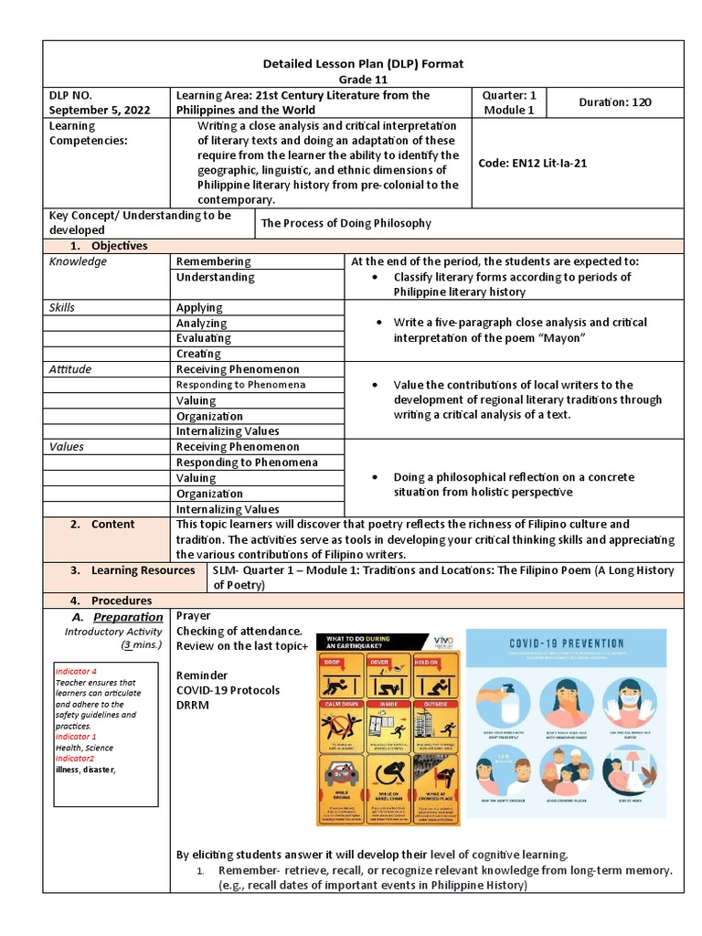 Lesson Plan - DISS | PDF | Learning | Thought