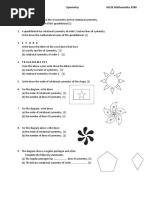 CIE Mathematics IGCSE 0580 Exams 2025 List of Formulas | PDF