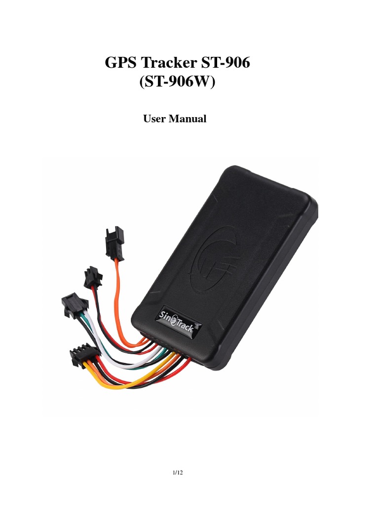 GPS Sinotrack ST906 | PDF | Mobile App | Computing