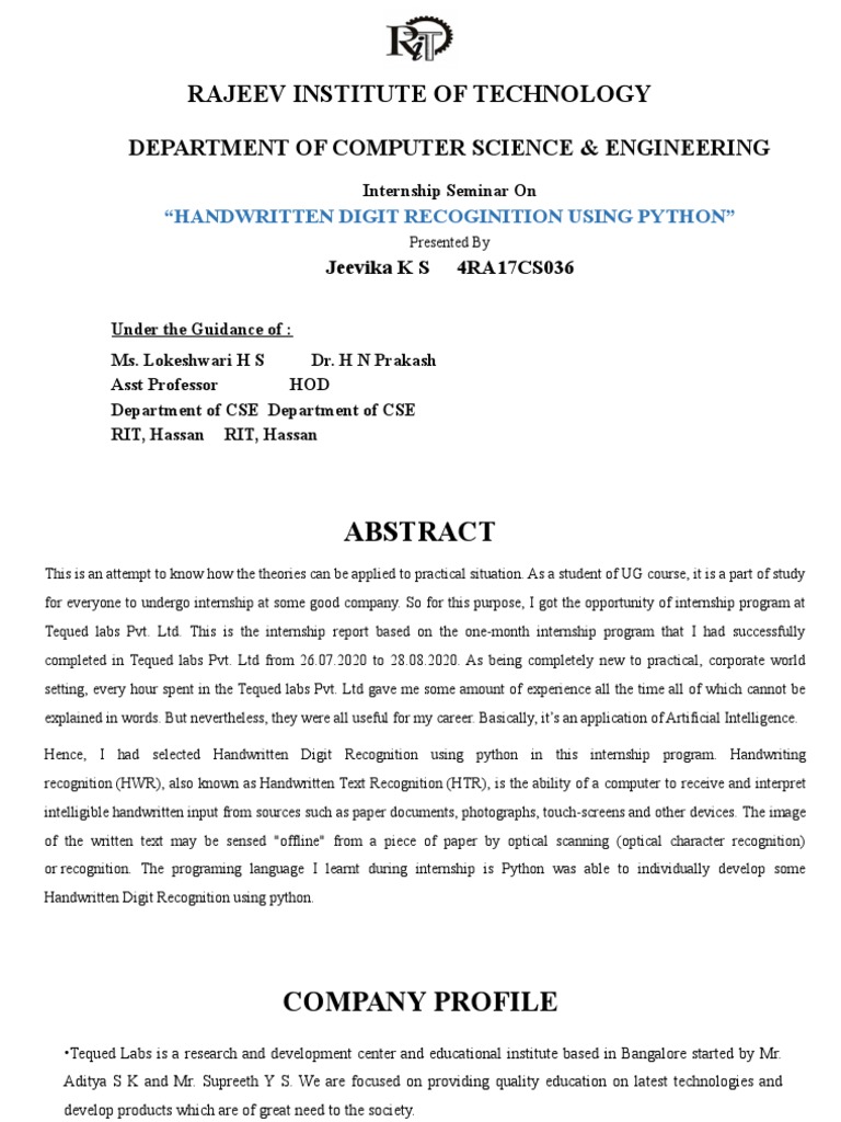 Internship PPT Jeevika | PDF | Cybernetics | Computational Neuroscience