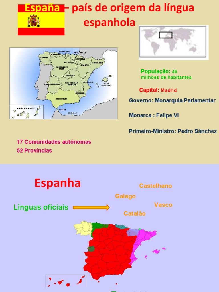 PPT Dia do Espanhol 8 junio | PDF | Espanha | Espanhol (idioma)