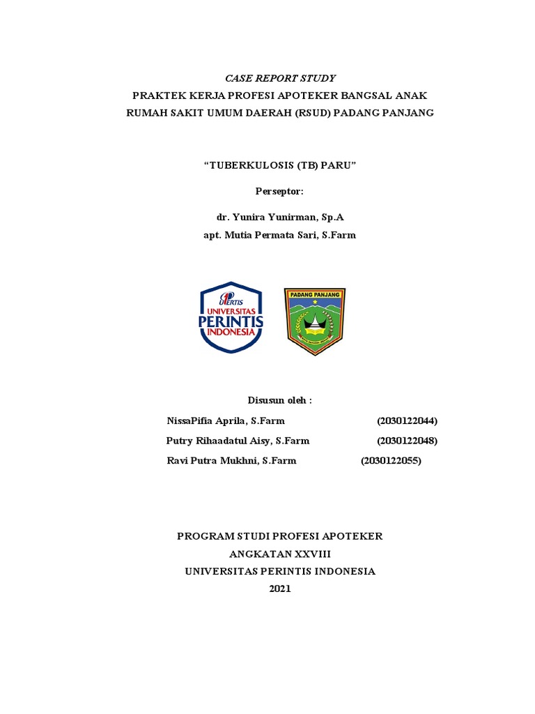 CASE REPORT STUDY Anak TB PARU | PDF