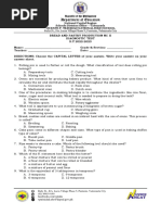 BPP Test With Tos | PDF | Baking | Flour