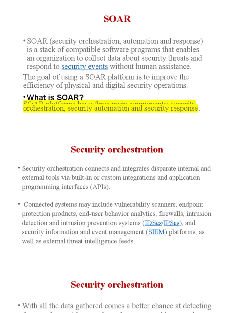 Soar | PDF | Security | Computer Security