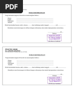 Contoh Surat Keterangan Sakit Dokter | PDF