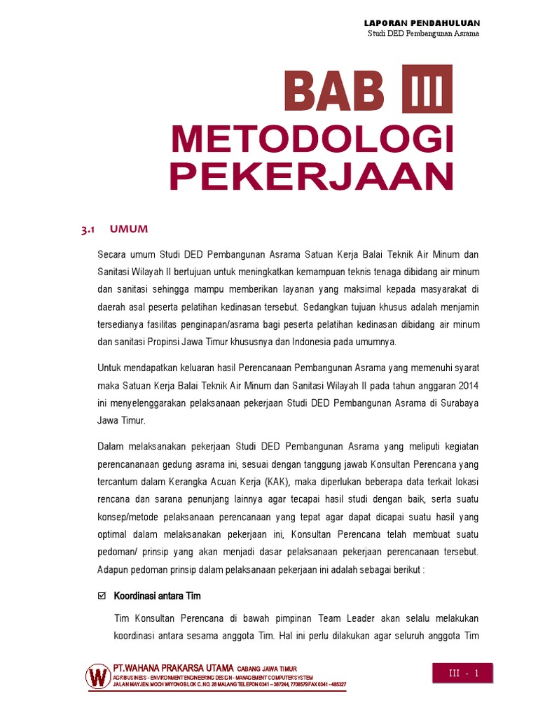 BAB 3 Lapdal DED Oke | PDF