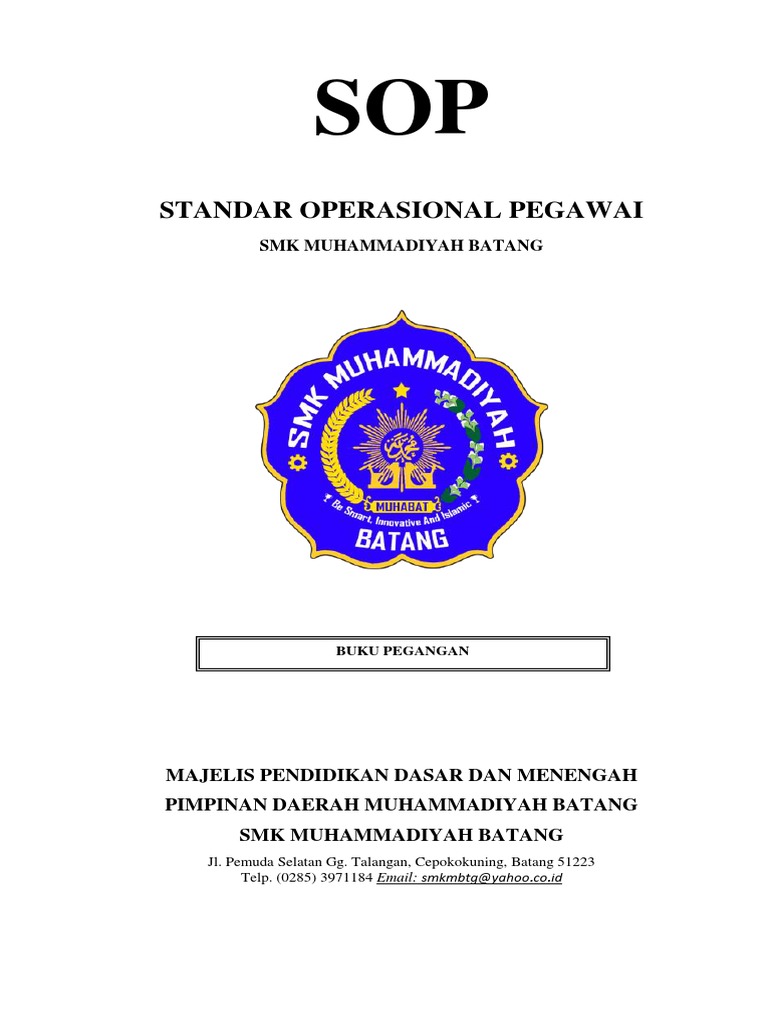 SOP Booklet | PDF