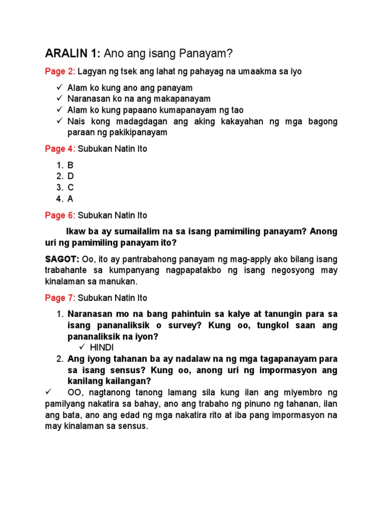 Ang Panayam | PDF