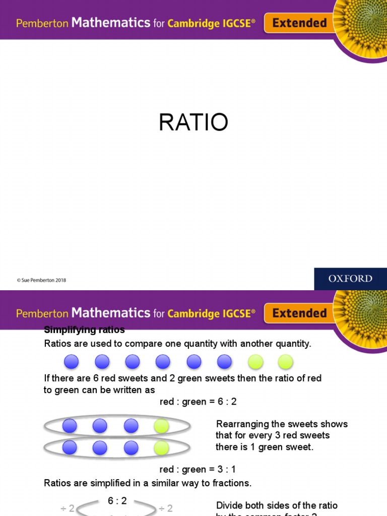 Chapter 6 Ratio | PDF | Ratio | Mathematical Objects