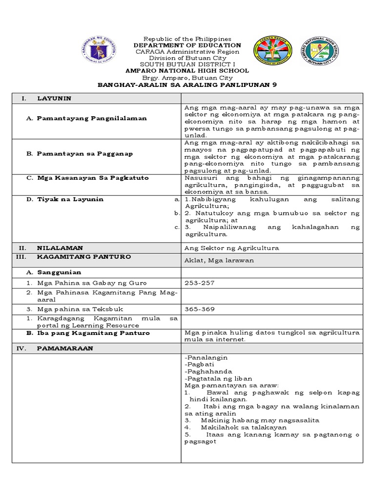 2022 Rebullos Jeric Cot 2 Banghay Aralin - Ap9 - Ekonomiks | PDF