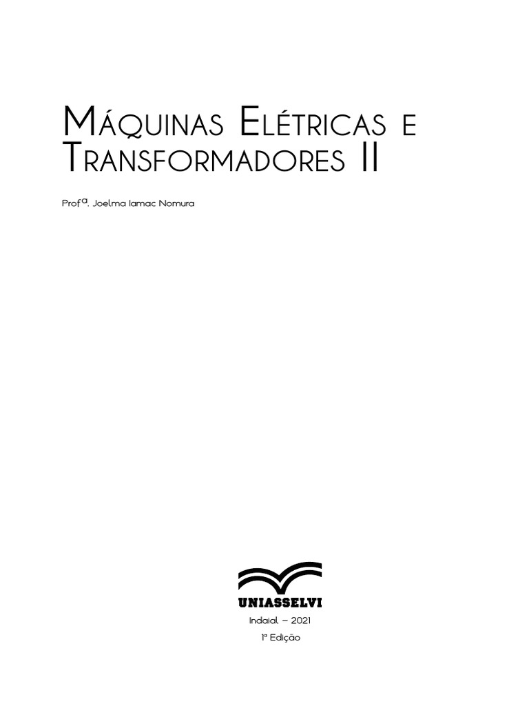 Máquinas Elétricas e Transformadores II | PDF | Motor elétrico | Magnetismo