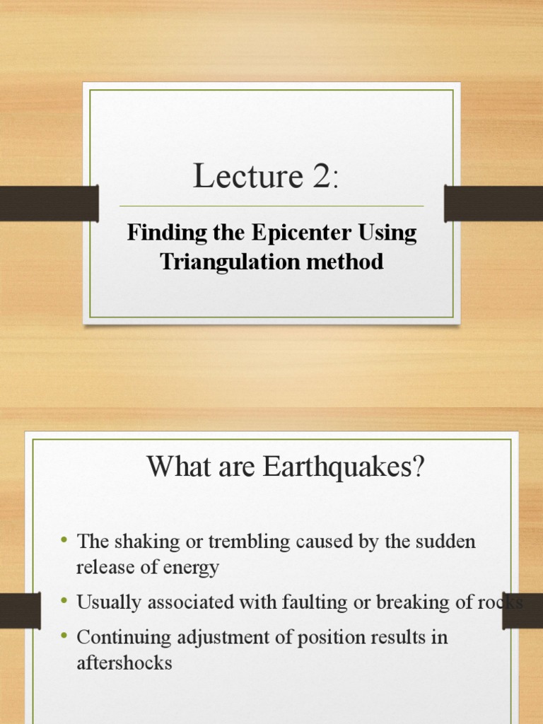 Earthquake Location | PDF | Earthquakes | Seismology