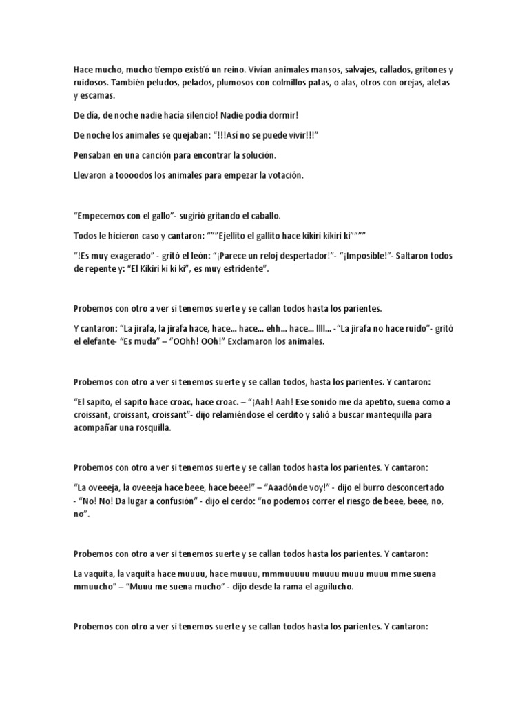 La Lechuza Hace SHHHH! | PDF