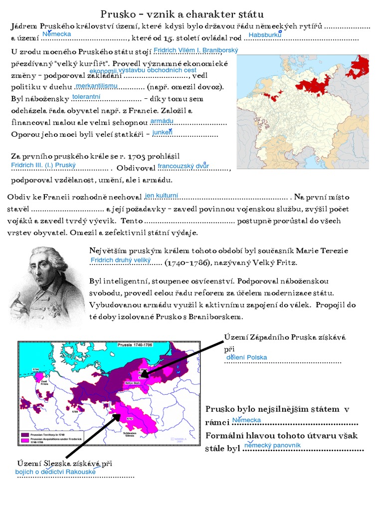 Prusko Vznik A Charakter StĂ Tu | PDF
