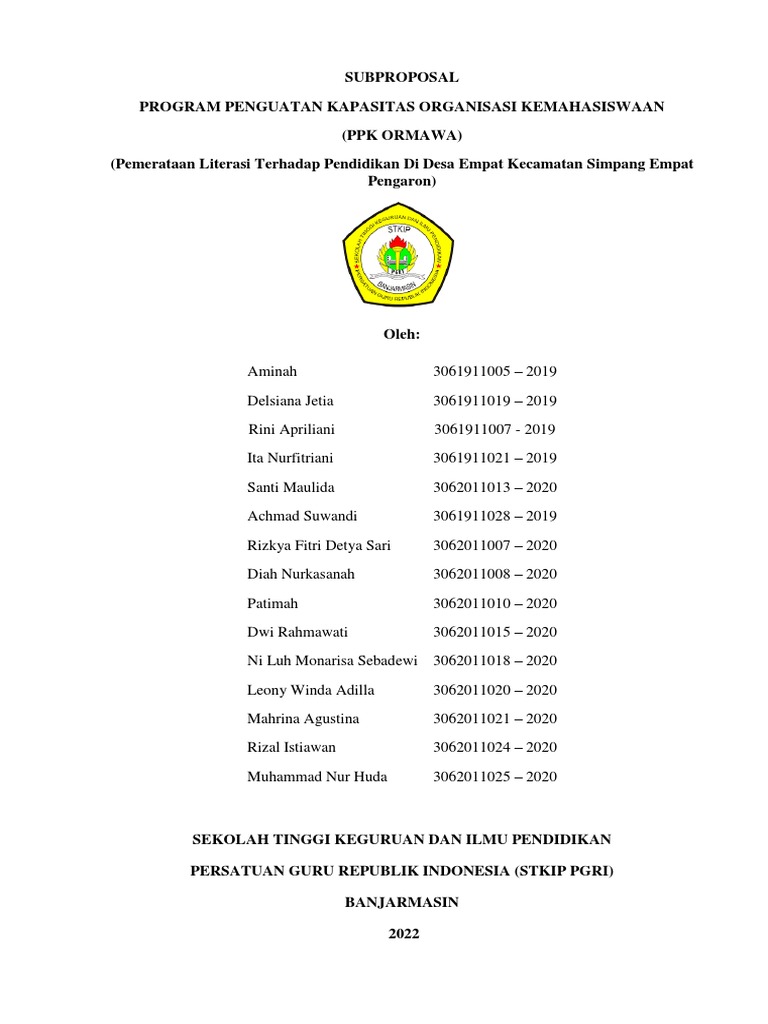 Proposal PPK Himabsi | PDF