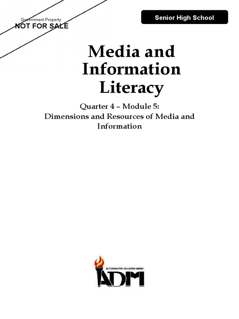 MIL11 Q4 MOD5 v1 | PDF | Composition (Visual Arts) | Typefaces