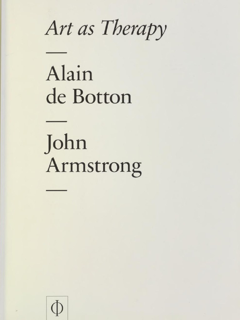 Art As Therapy Alain De Botton Pdf
