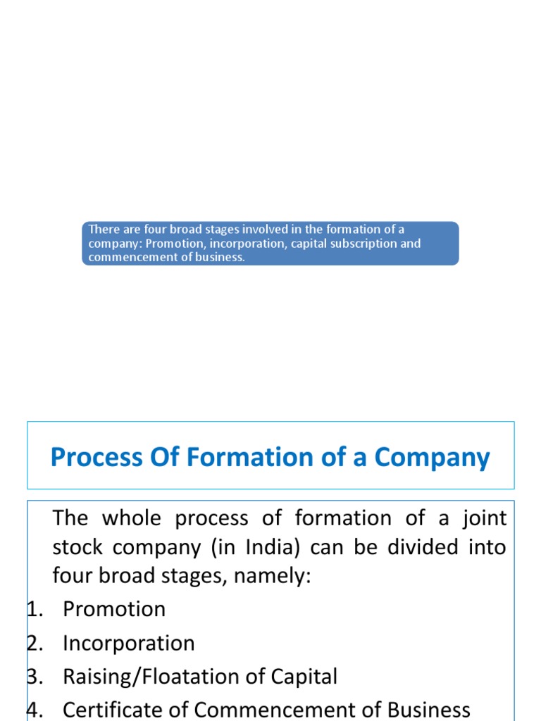 Chapter 29-Formation of A Company | PDF | Articles Of Association ...