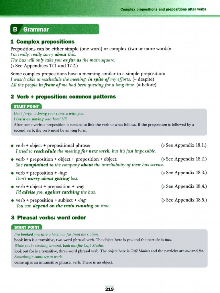Complex Prepositions | PDF