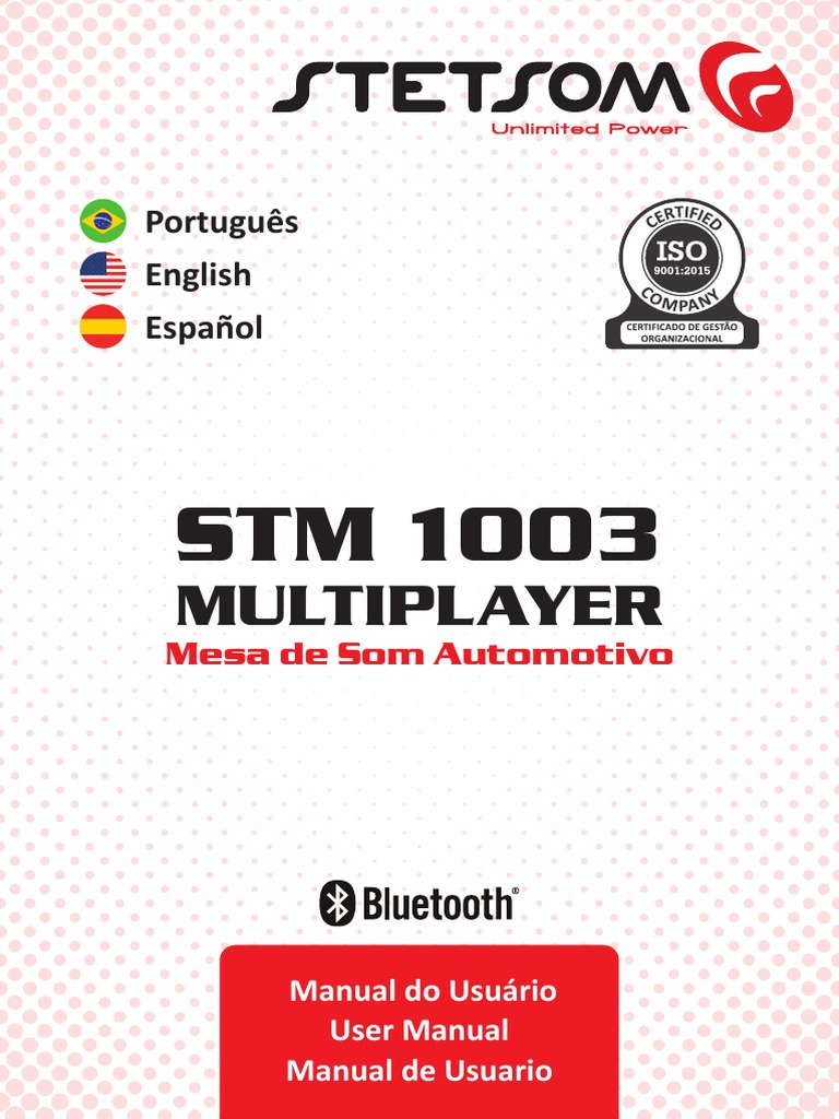 Manual da Mesa de Som STM 1003 | PDF | Eletrônicos | Engenharia Elétrica